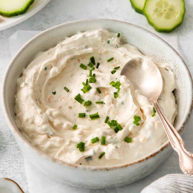 Best Classic Chip Dip - The Cheese Knees