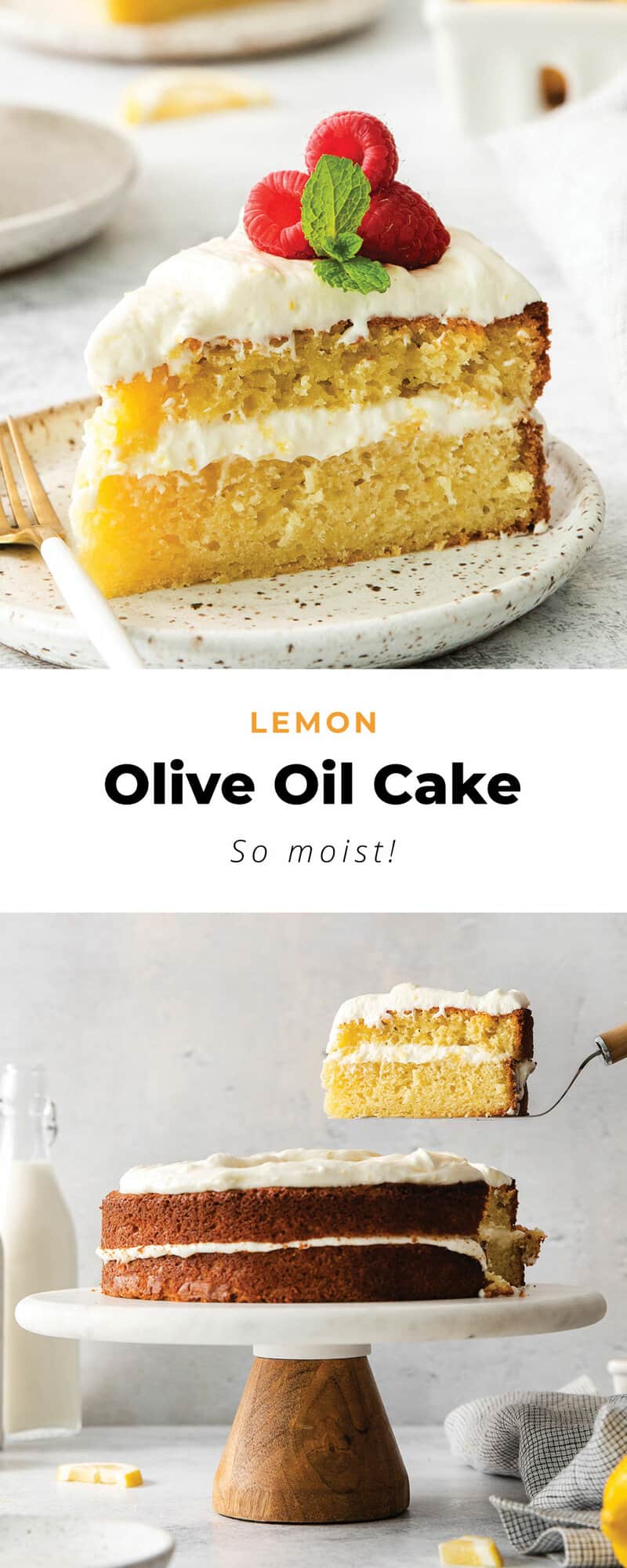 Lemon Olive Oil Cake - The Cheese Knees