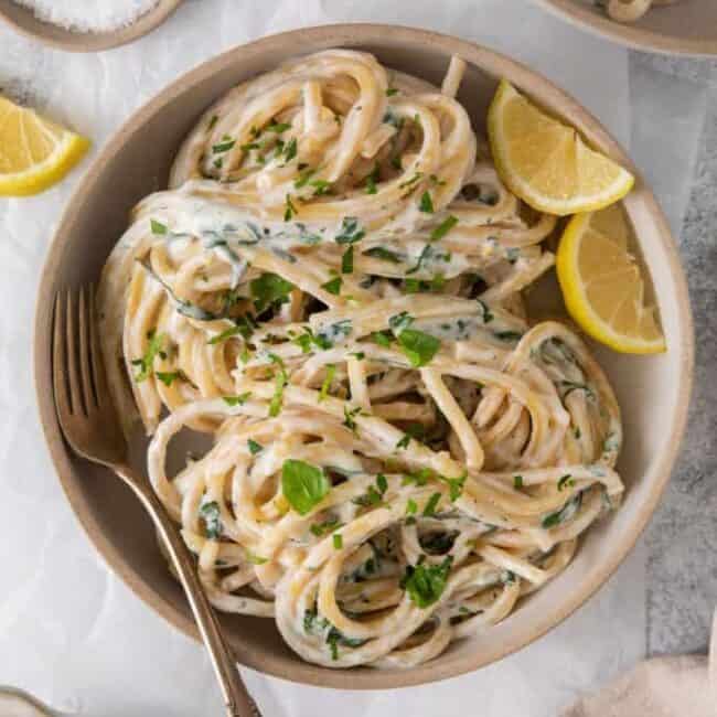 Lemon Ricotta Pasta - The Cheese Knees