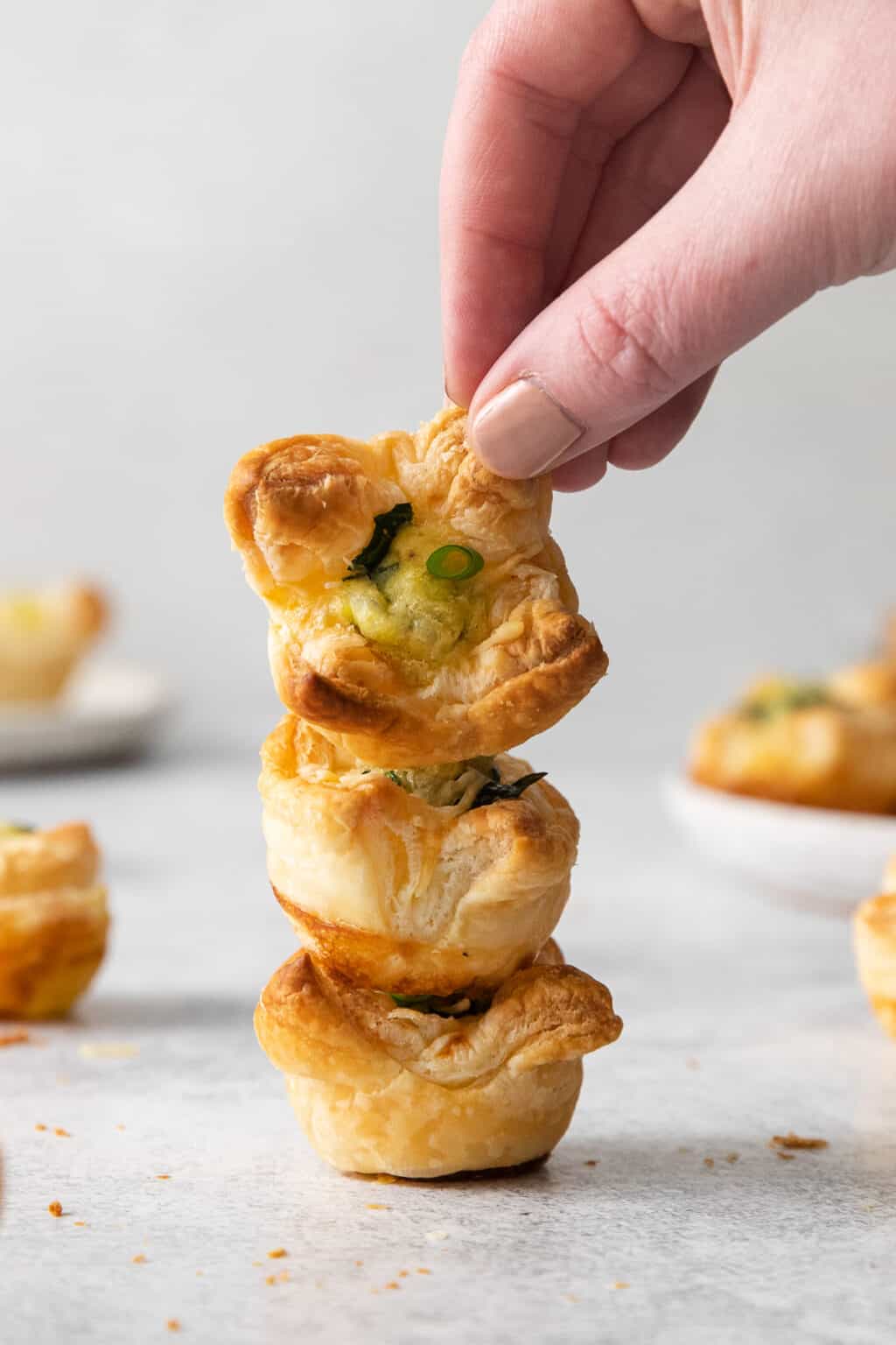 Mini Quiche Florentine - The Cheese Knees