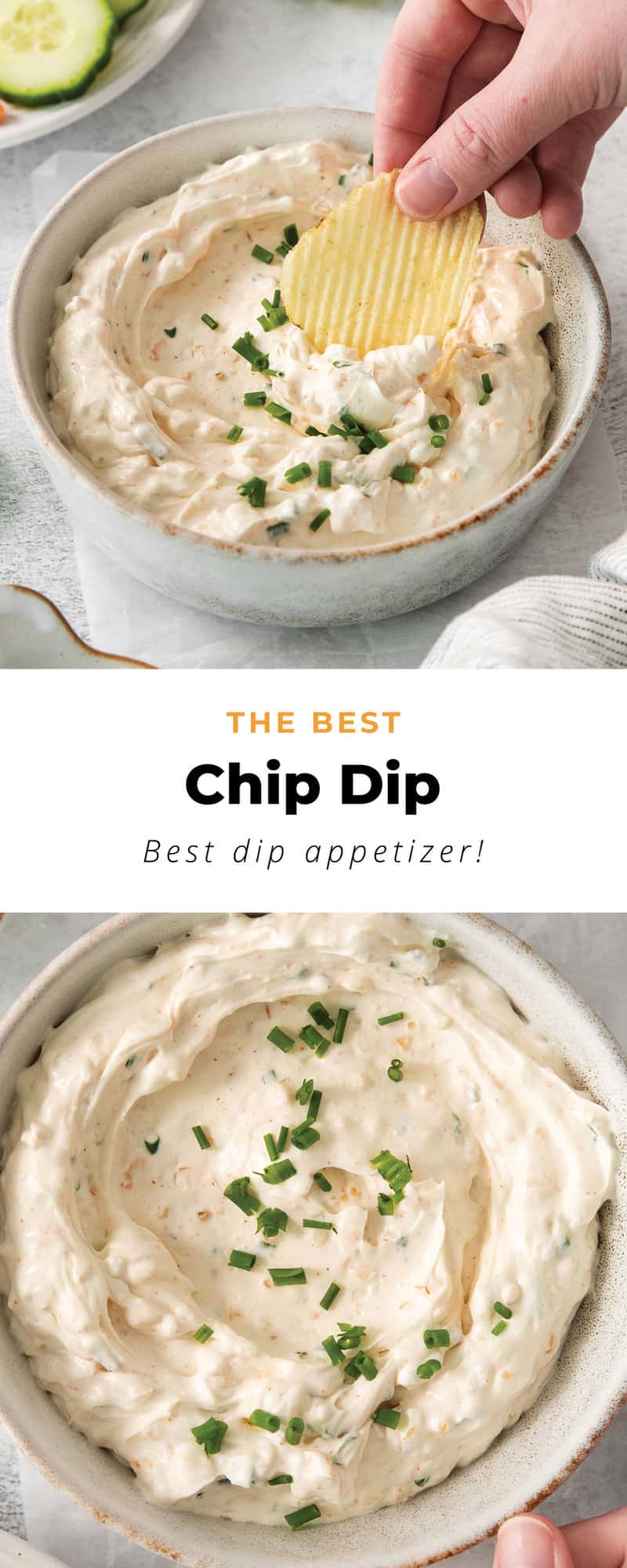 Best Classic Chip Dip - The Cheese Knees
