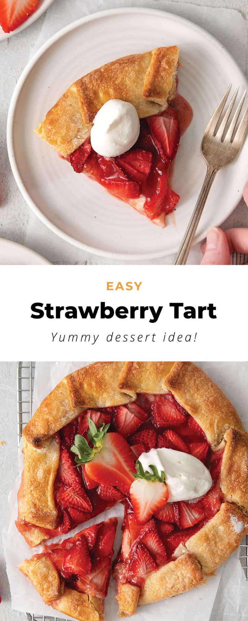 Strawberry Cream Cheese Tart - The Cheese Knees