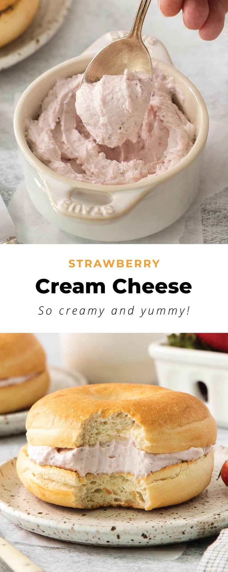 Homemade Strawberry Cream Cheese - The Cheese Knees