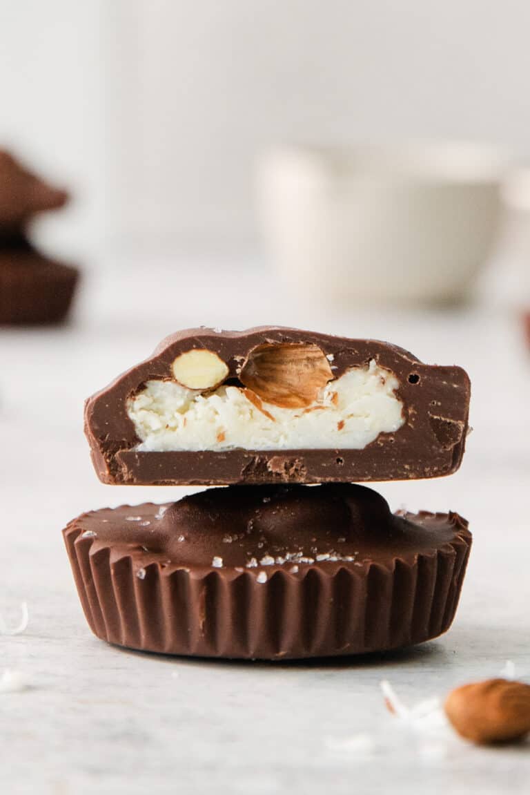 Homemade Almond Joys - The Cheese Knees