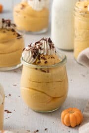 Creamy Pumpkin Mousse - The Cheese Knees