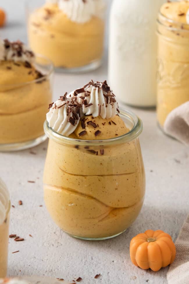 Creamy Pumpkin Mousse - The Cheese Knees