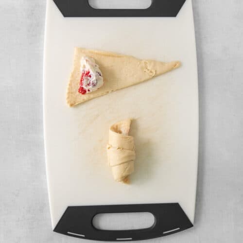 Raspberry Cream Cheese Crescent Rolls - The Cheese Knees