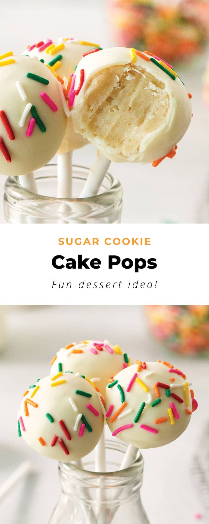 Sugar Cookie Cake Pop - The Cheese Knees