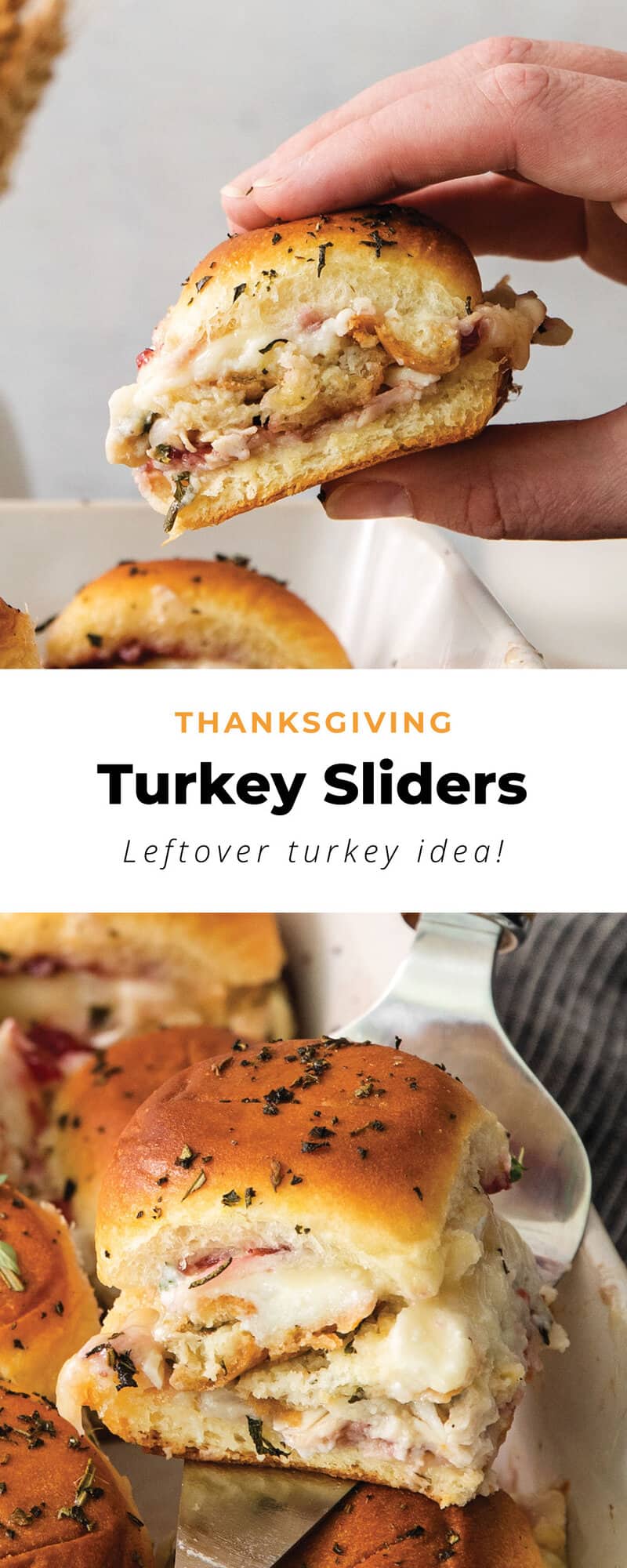 Leftover Thanksgiving Sliders - The Cheese Knees