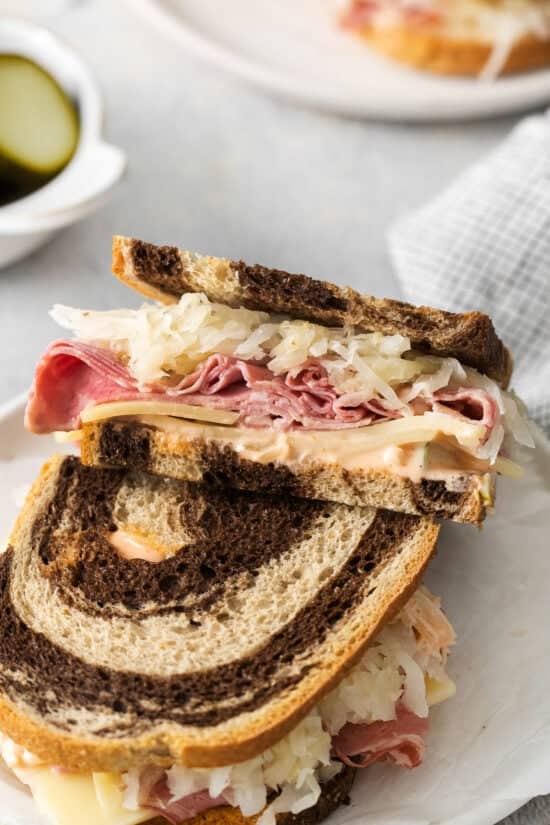 Classic Reuben Sandwich - The Cheese Knees